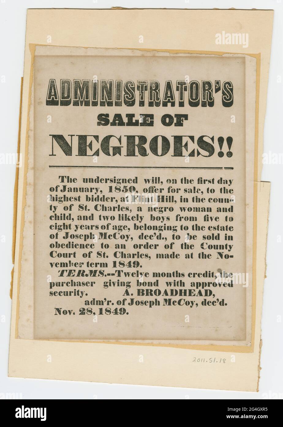 Slave Sale Poster High Resolution Stock Photography and Images - Alamy