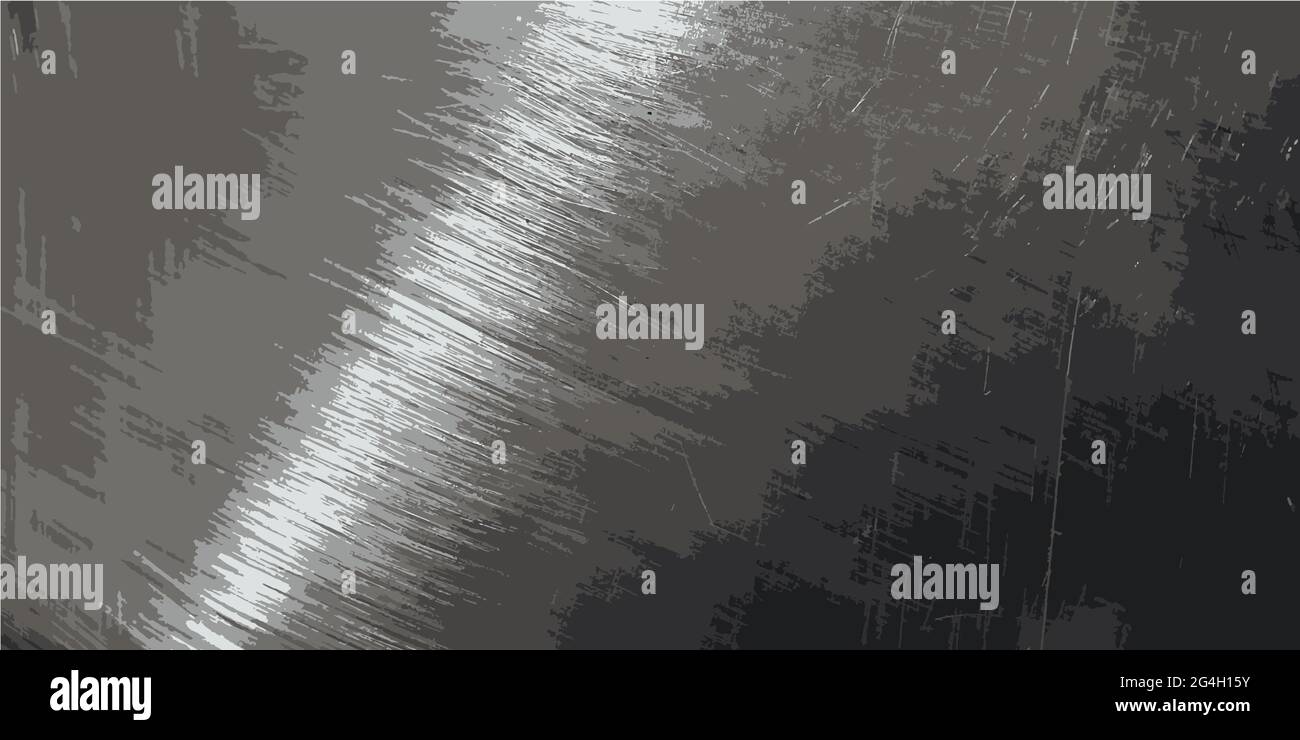 Scratched metal surface. Vintage metal scratch effect. Vector ...