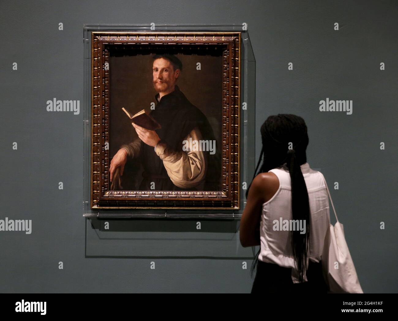New York, United States. 21st June, 2021. Portrait of a Man with a Book ...