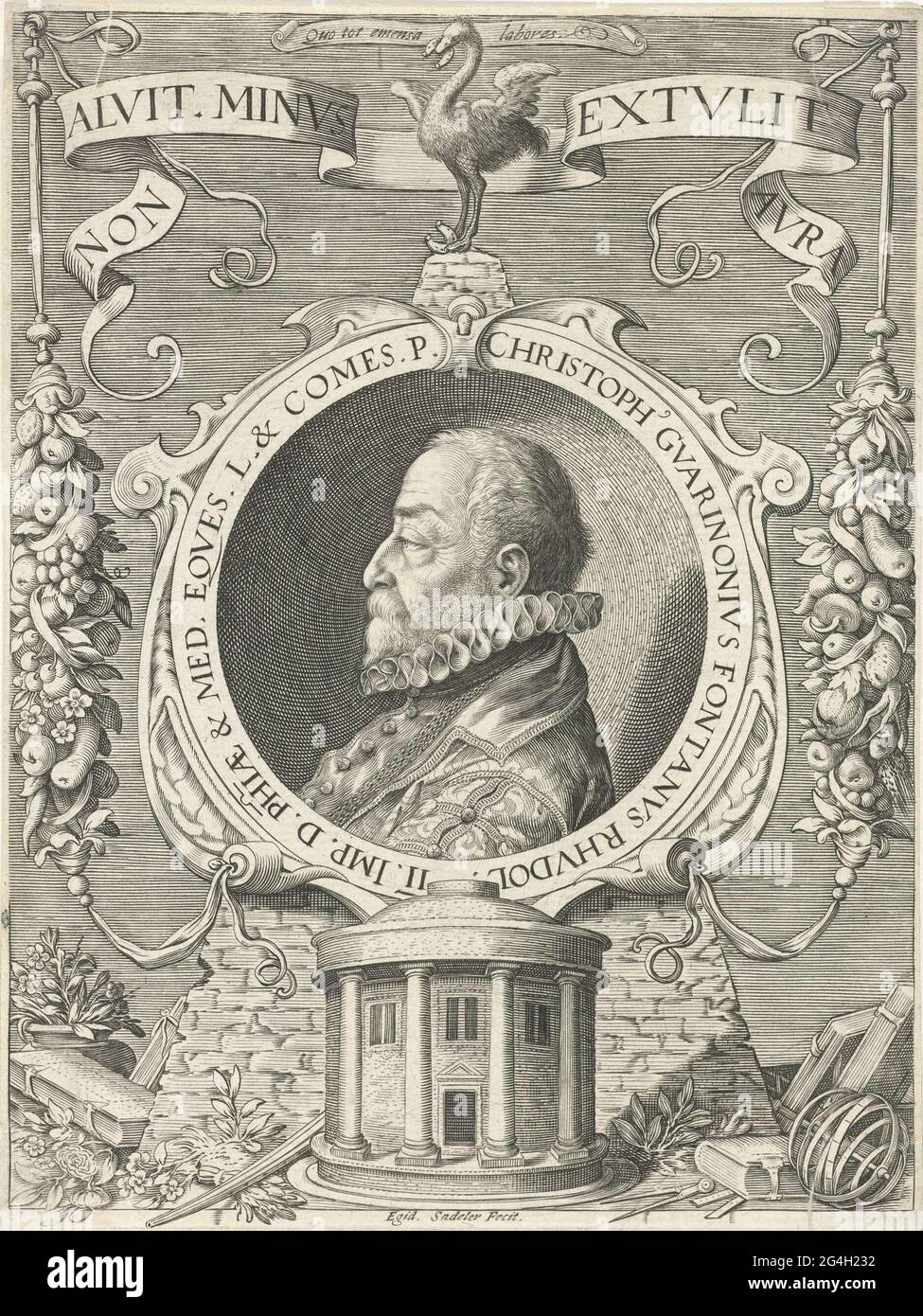 . Christoph Guarinonius Fontanus, a personal physician of Rudolf II ...