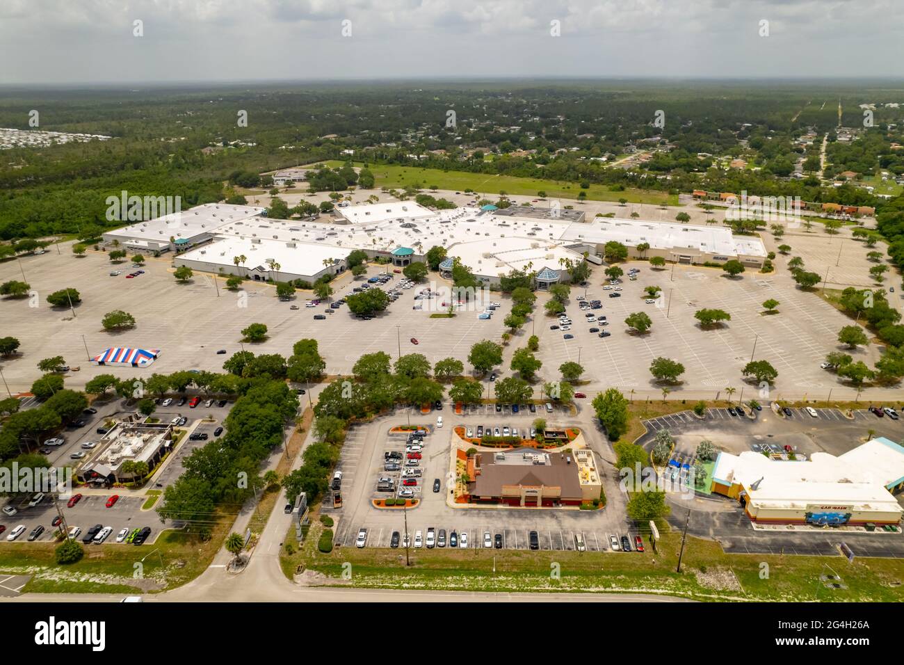 Aerial photo Lakeshore Mall Sebring FL USA Stock Photo - Alamy