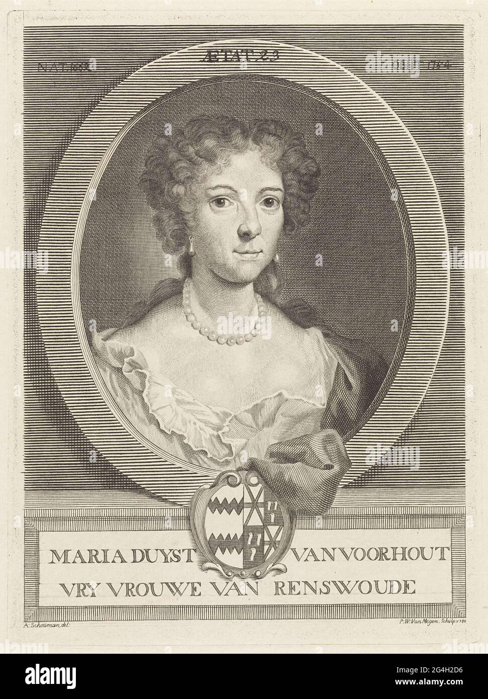 Portrait of maria duyst van voorhout hi-res stock photography and ...