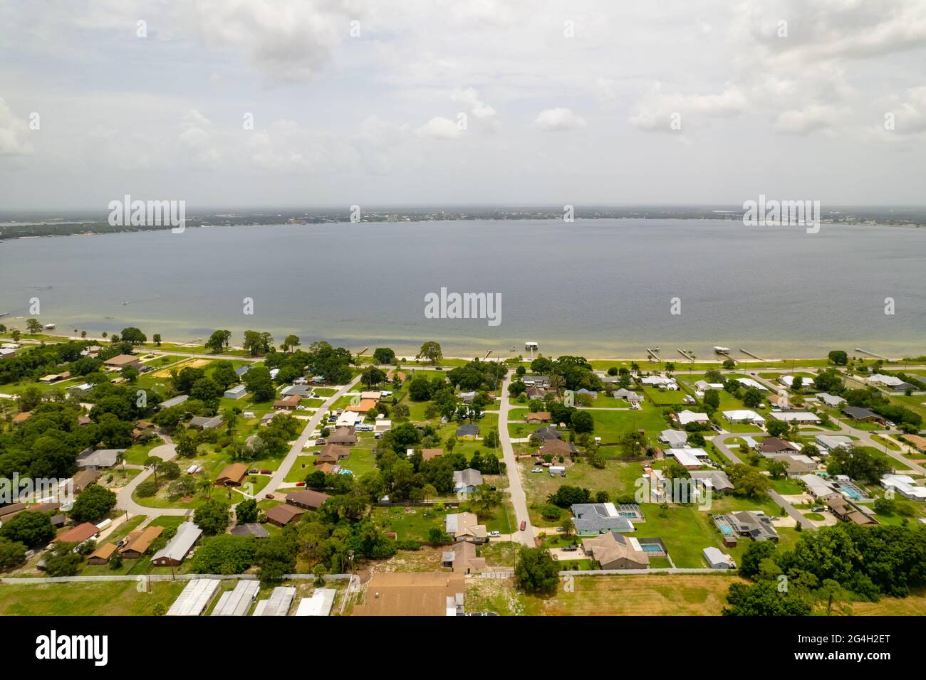 Aerial photography Lake Charles Sebring FL USA Stock Photo - Alamy