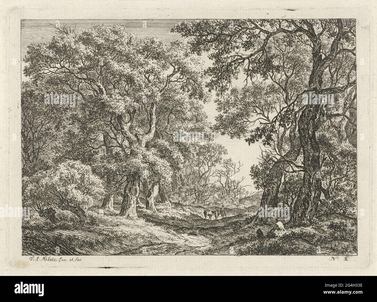 Tall trees two riding animals hi-res stock photography and images - Alamy