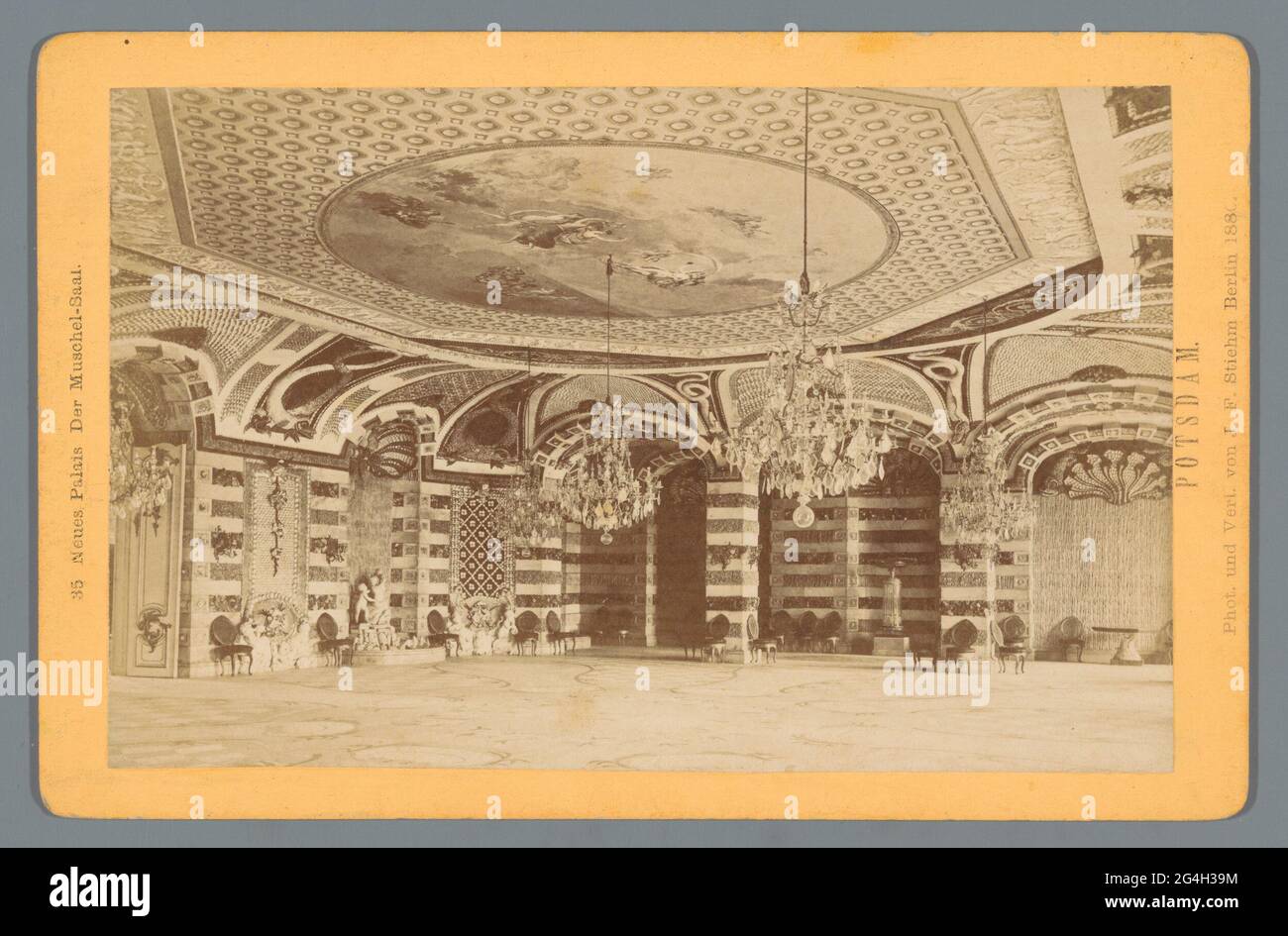 Interior Van de Pusselaal in Het New Palais Te Potsdam; New Palais, the ...