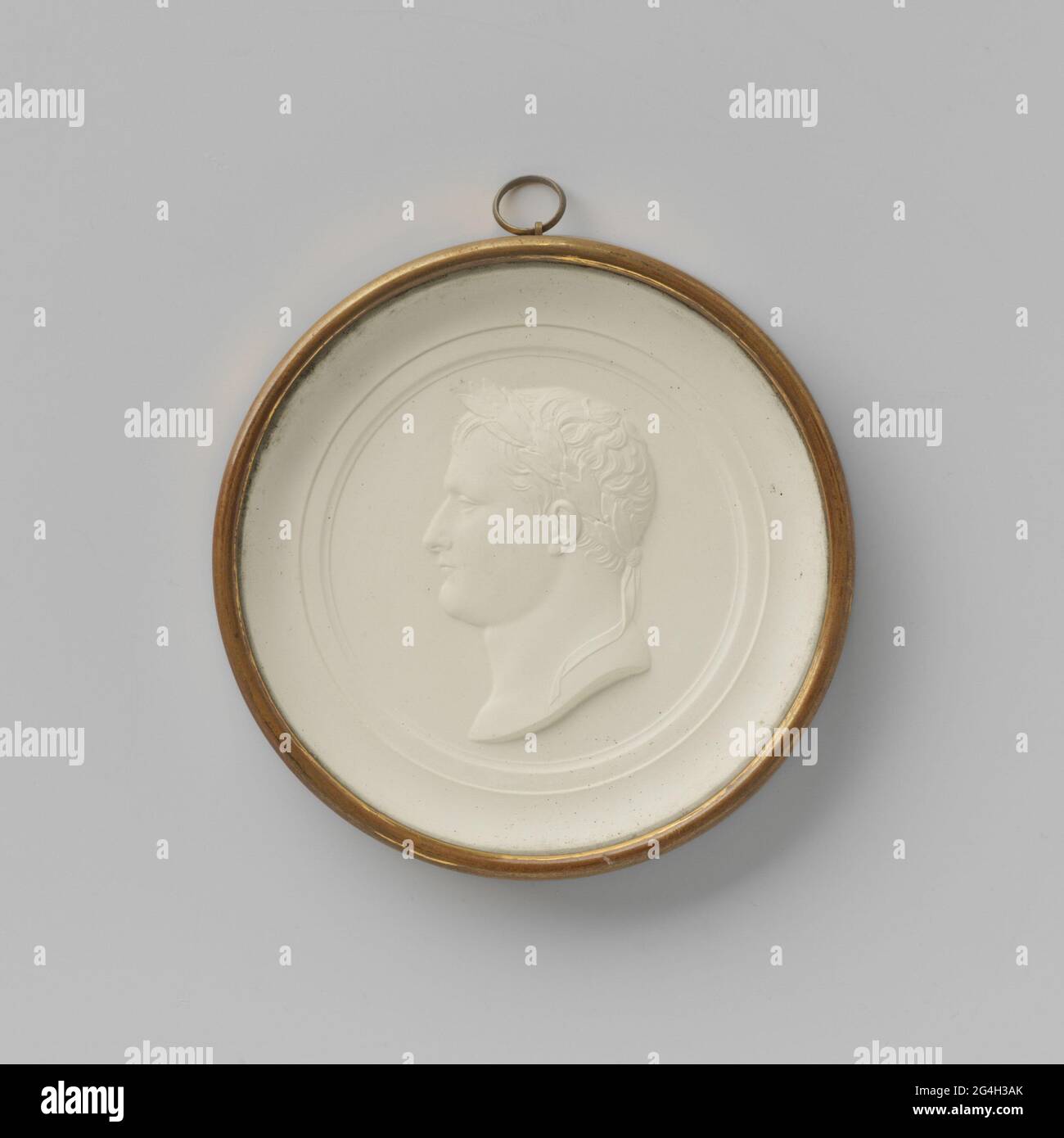 Napoleon I Bonaparte, Emperor of the French. One-sided medallion in ...