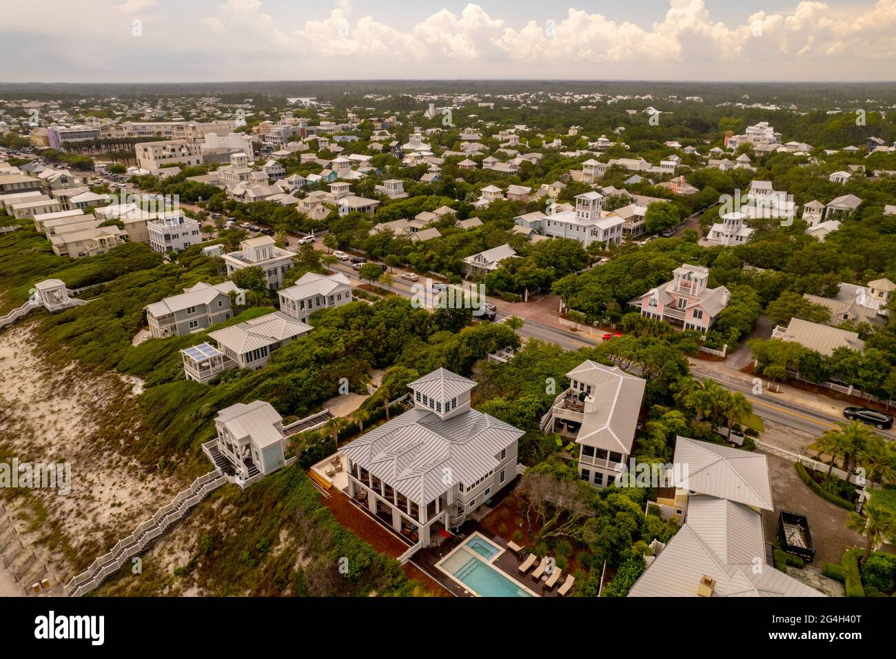 Aerial florida seaside architecture hi-res stock photography and images ...