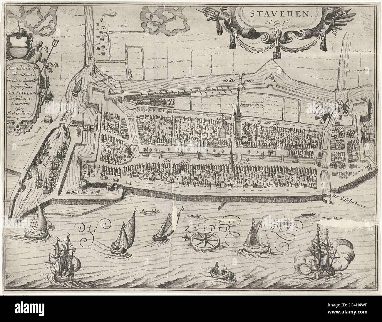 Zuiderzee map hi-res stock photography and images - Alamy