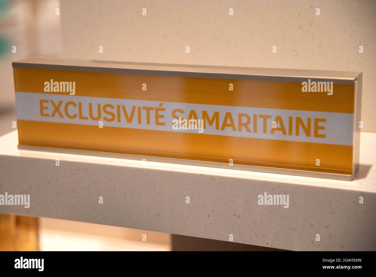 General atmosphere during the Samariaine Press Conference at the ...