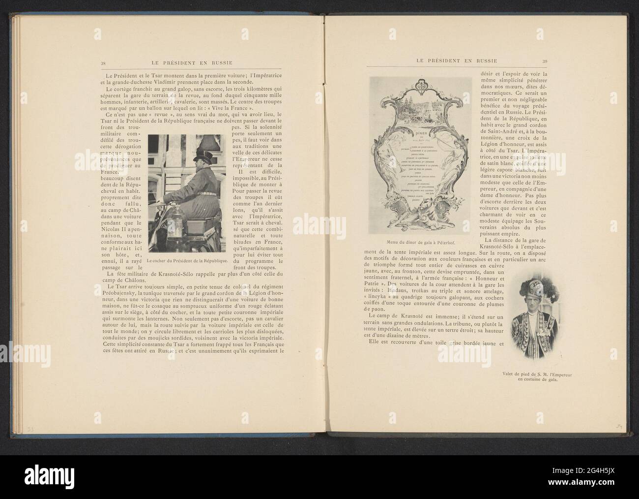 President Félix Faure Coachman Stock Photo - Alamy