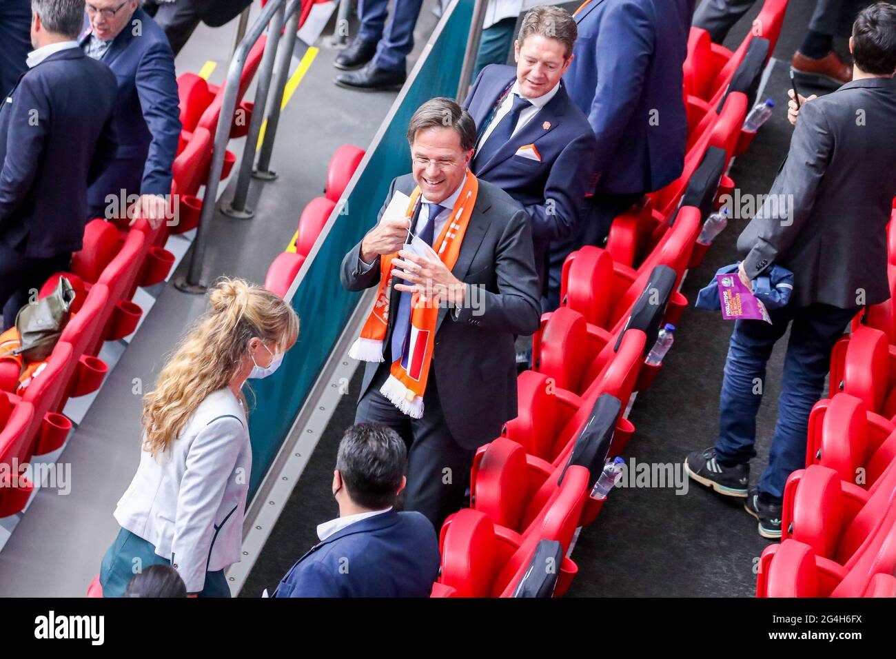 AMSTERDAM, NETHERLANDS - JUNE 21: Prime minister of the Netherlands ...