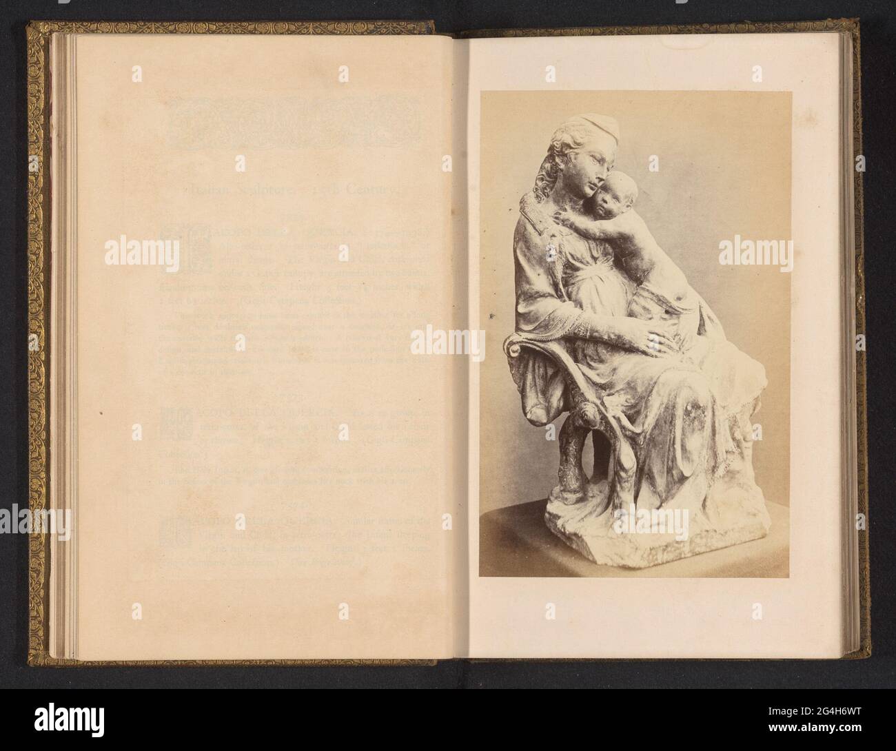 Maria Sculpture With Child by Jacopo della Quercia Stock Photo - Alamy