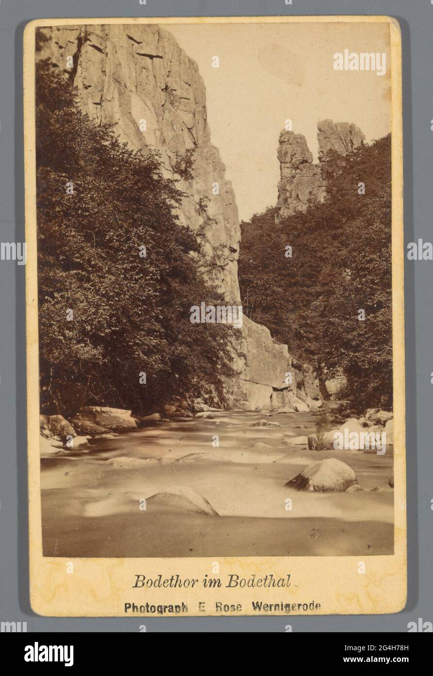 Boddor in the Bodethal Stock Photo - Alamy