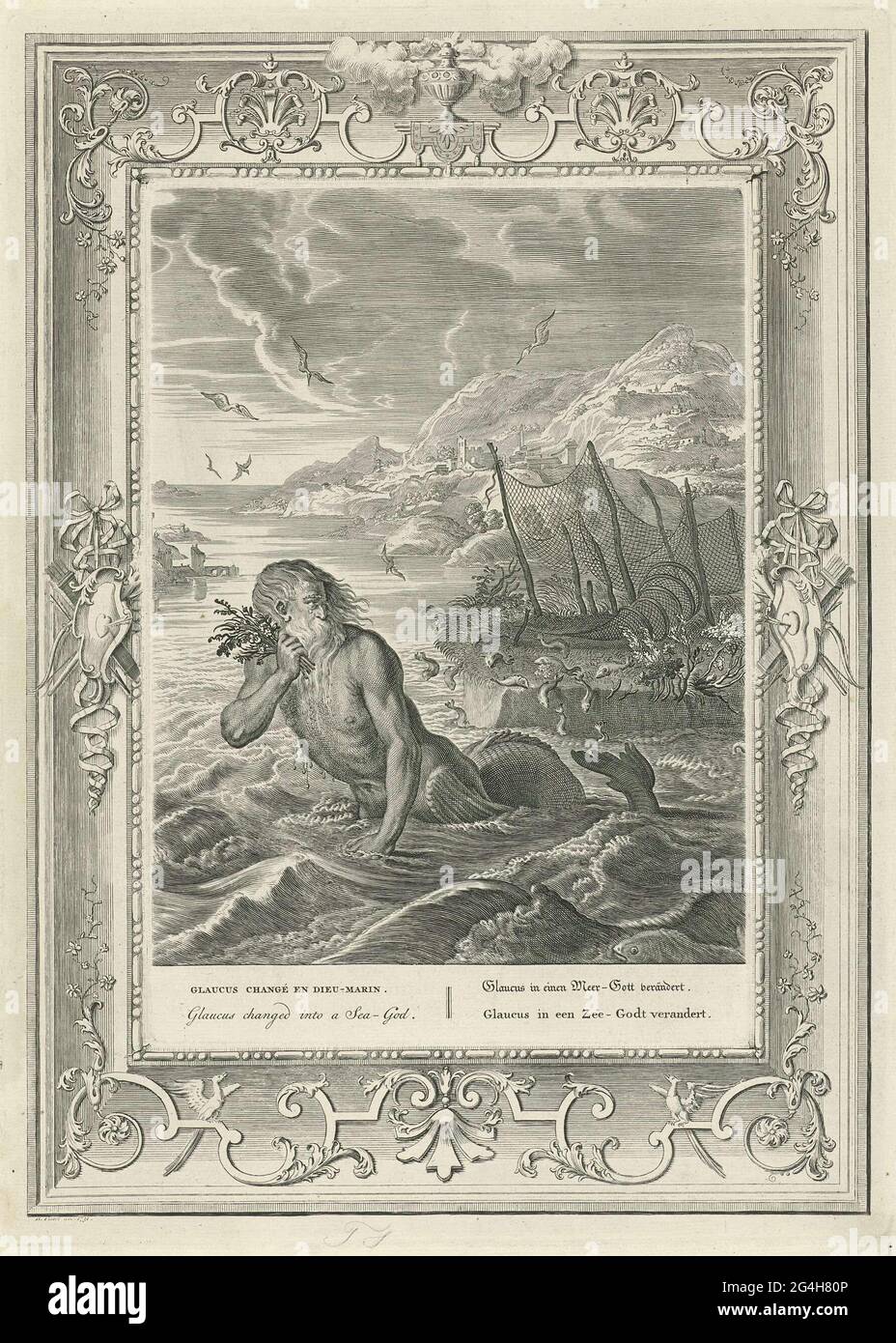 . The fisherman glaucus turns into a sea-centaur after eating purposes ...