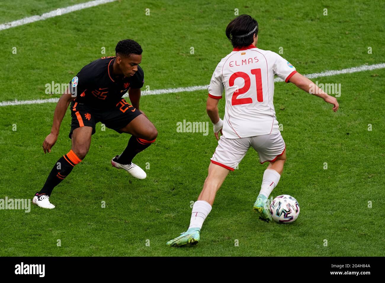 AMSTERDAM, NETHERLANDS - JUNE 21: Jurrien Timber of the Netherlands and ...