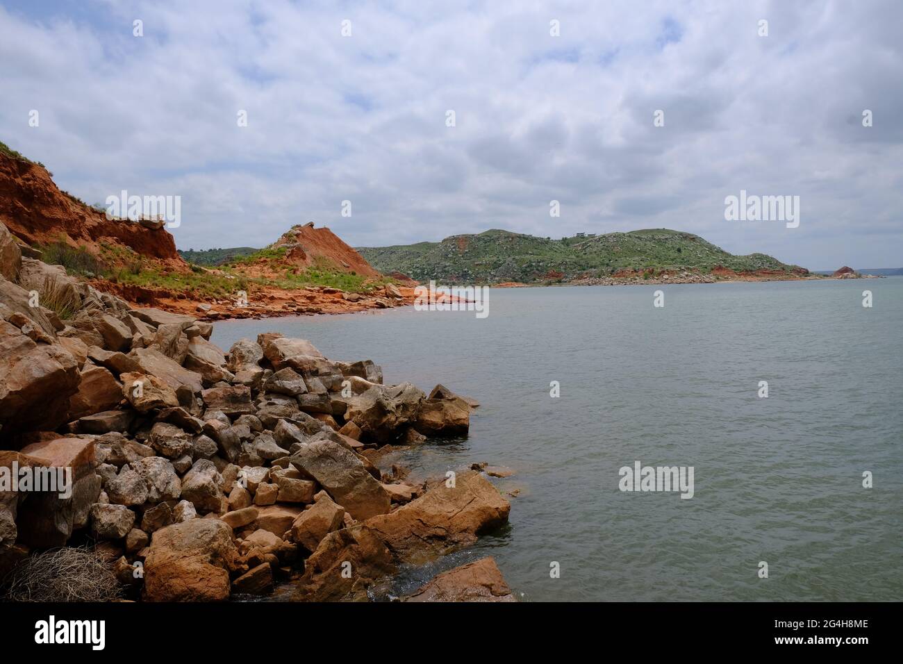 This is a landscape photo of Lake Meredith in North Texas Stock Photo ...