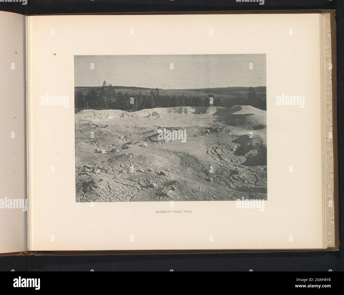 Mammoth paint pots Stock Photo - Alamy