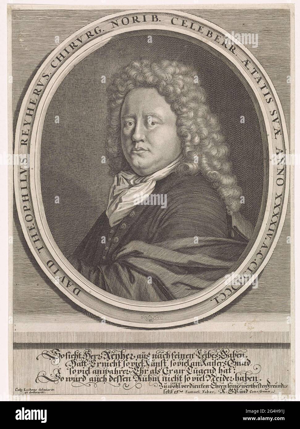 . David Reyher, surgeon to Vienna in the Imperial Hof, at the age of 44 ...