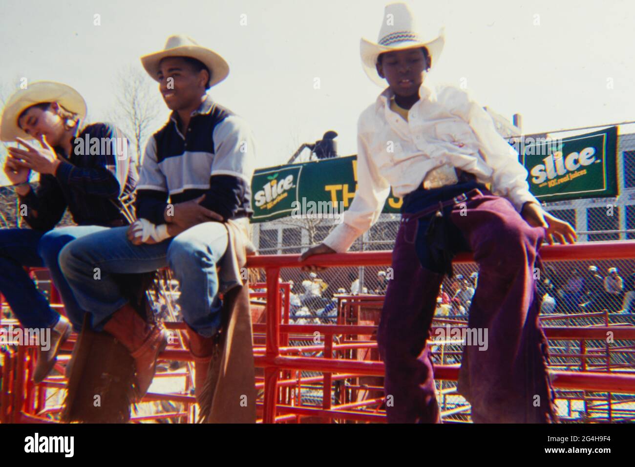 New York City Black World Championship Rodeo Stock Photo - Alamy