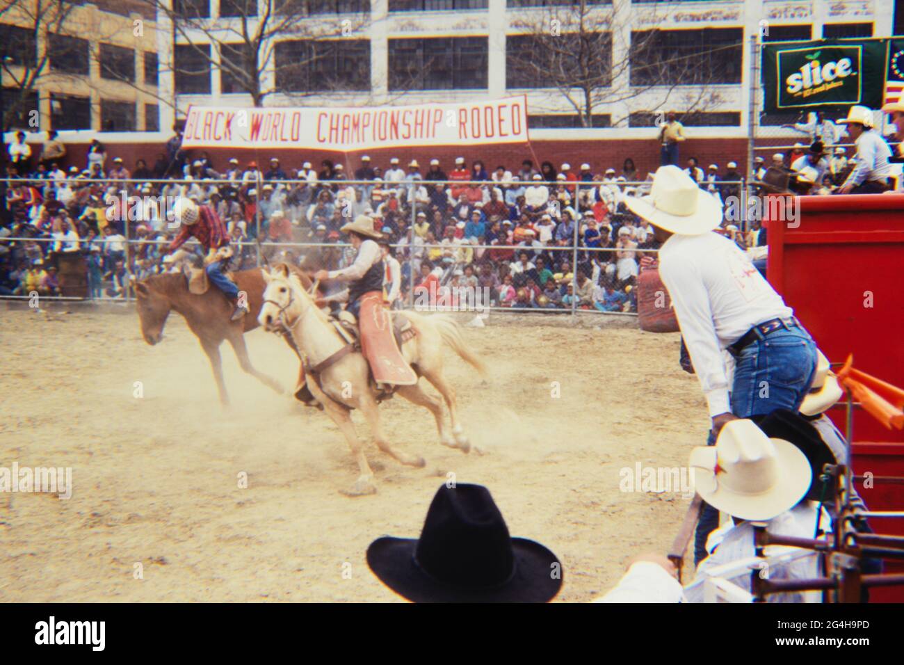 New York City Black World Championship Rodeo Stock Photo - Alamy