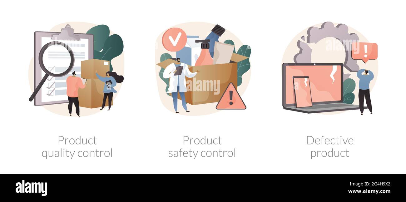 Product manufacturing abstract concept vector illustrations Stock ...