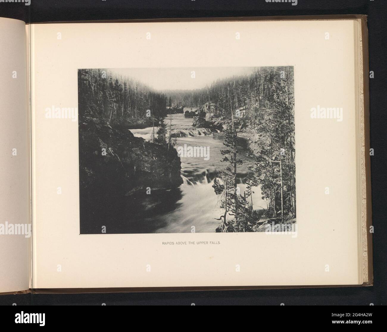 Rapids above the Upper Falls Stock Photo - Alamy