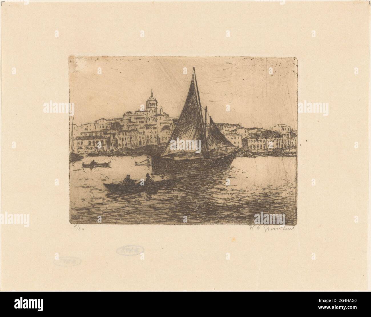 Ships on the water in Constantinople; Constantinople, fantasy Stock ...