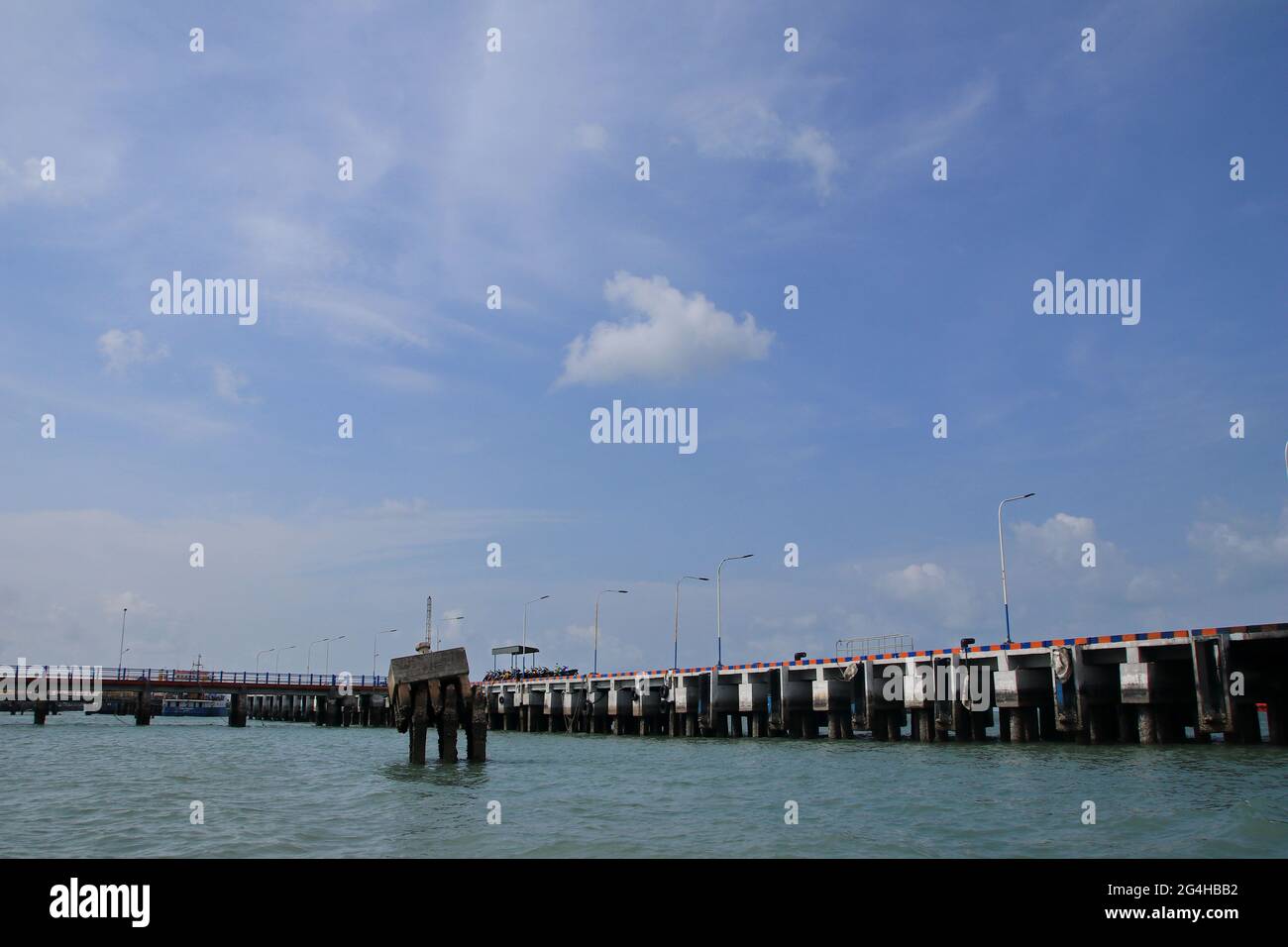 BATAM, INDONESIA - Aug 06, 2019: Sri Bintan Pura Port, ferry terminal ...