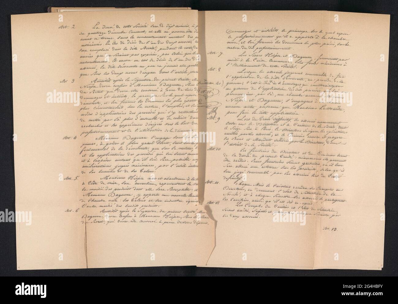 Nicephore niepce louis daguerre hi-res stock photography and images - Alamy