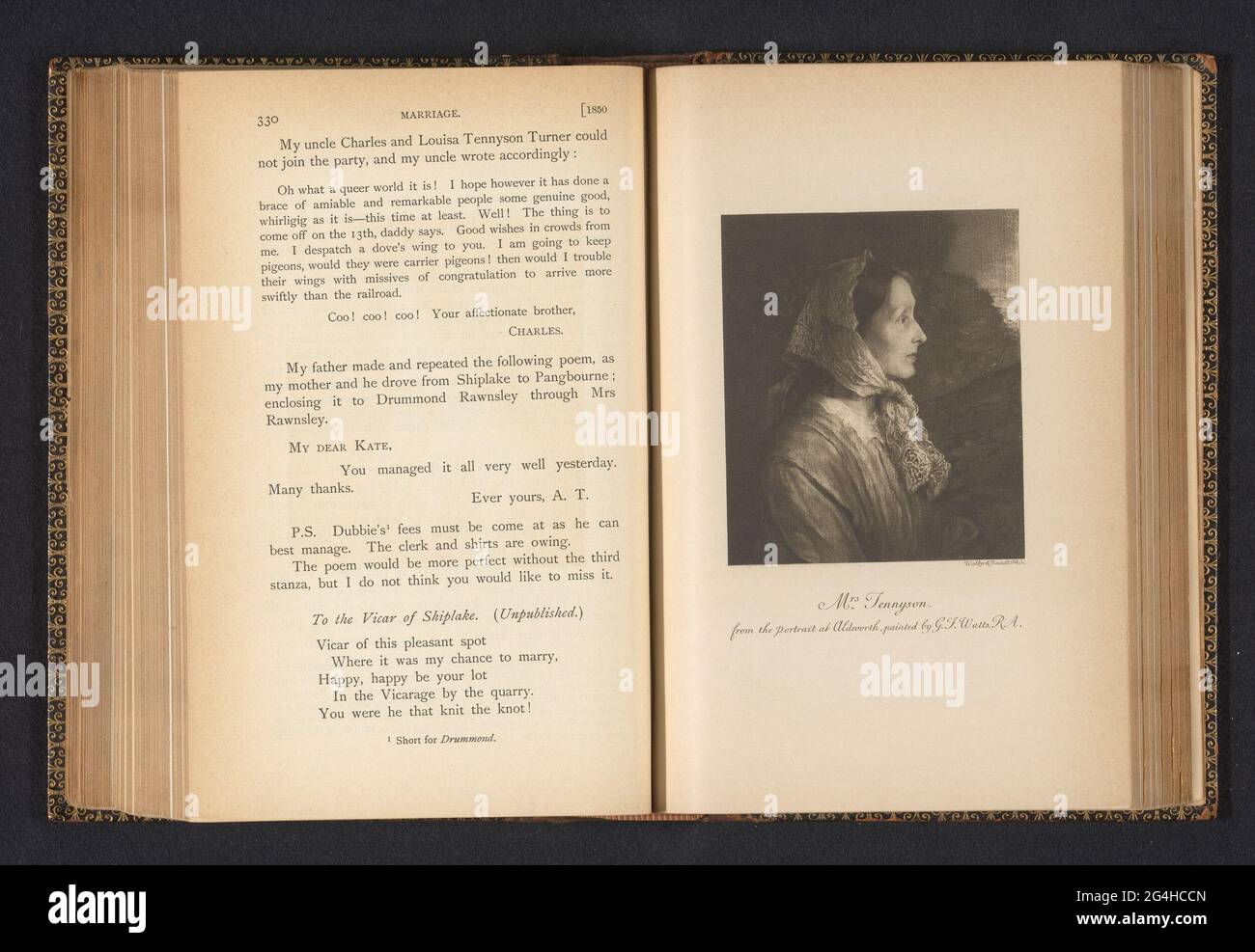 Photo production of a painting, representing a portrait of Emily ...