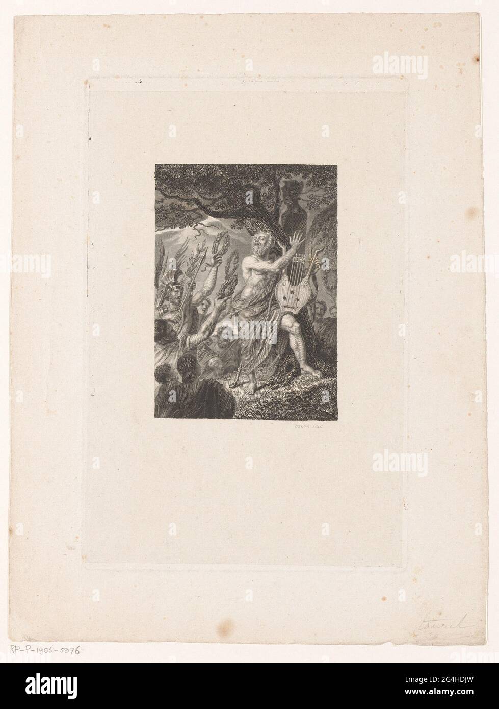 Homer awarded by the people. A singing homer, playing on his winch and ...