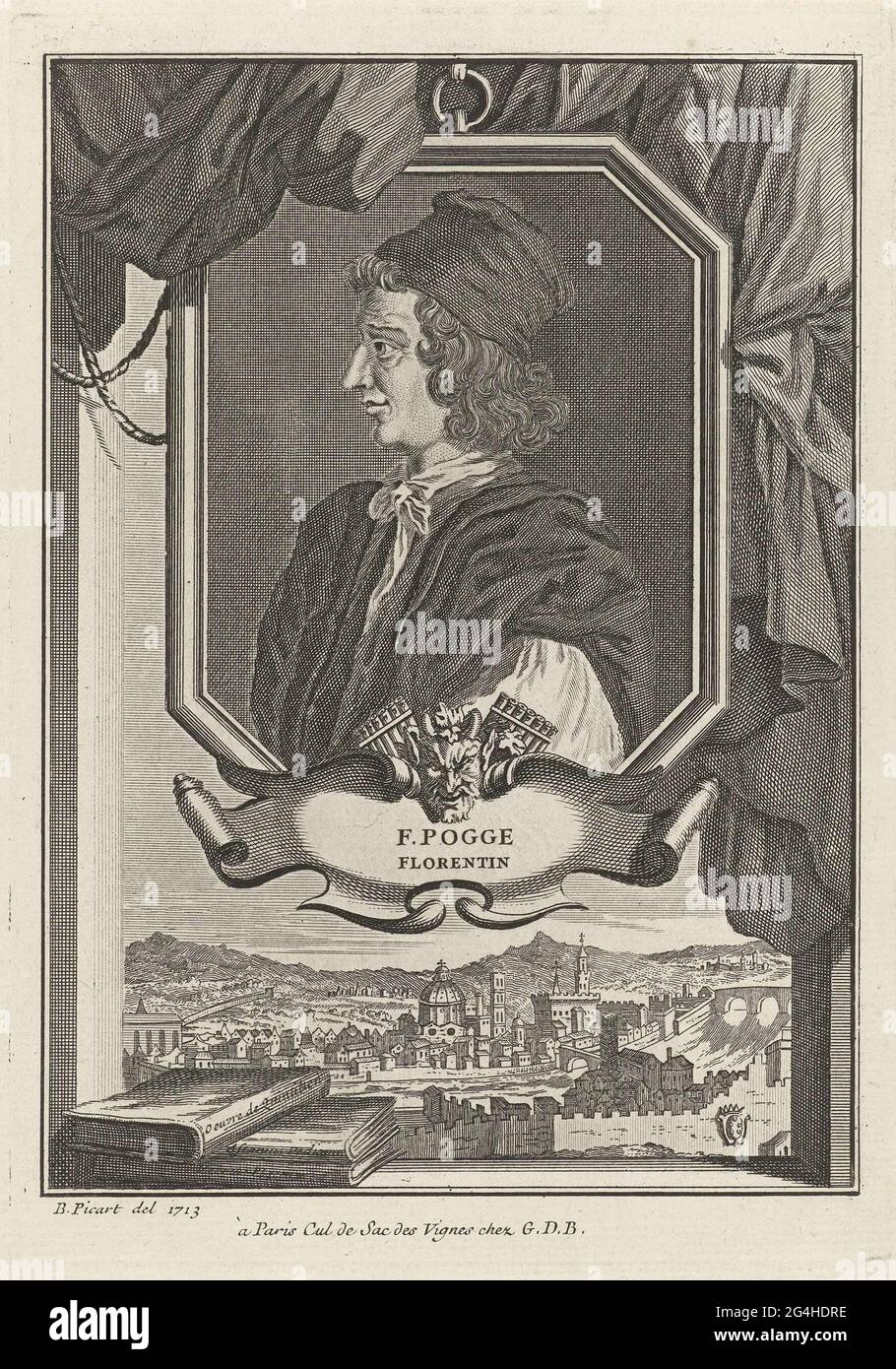 Gianfrancesco or giovanni francesco poggio bracciolini hi-res stock ...