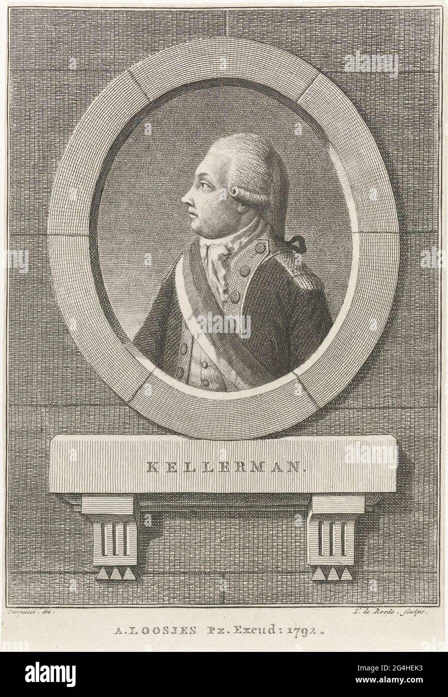 . Portrait of François Christophe Kellerman, Duke of Valmy (from 1808 ...