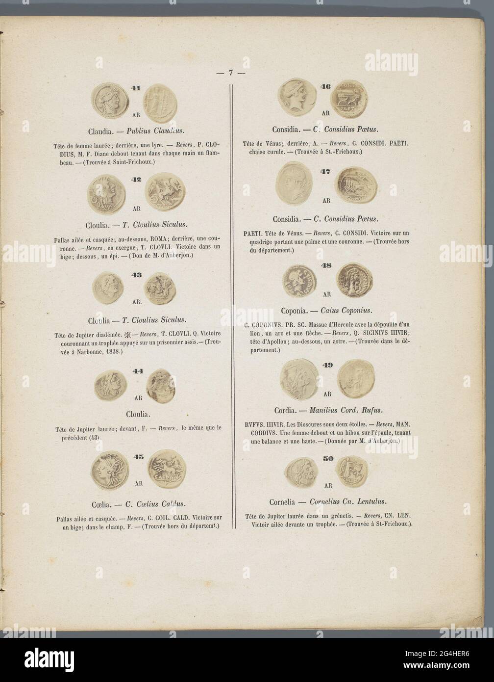 Ten Roman coins, seen from front and back Stock Photo - Alamy