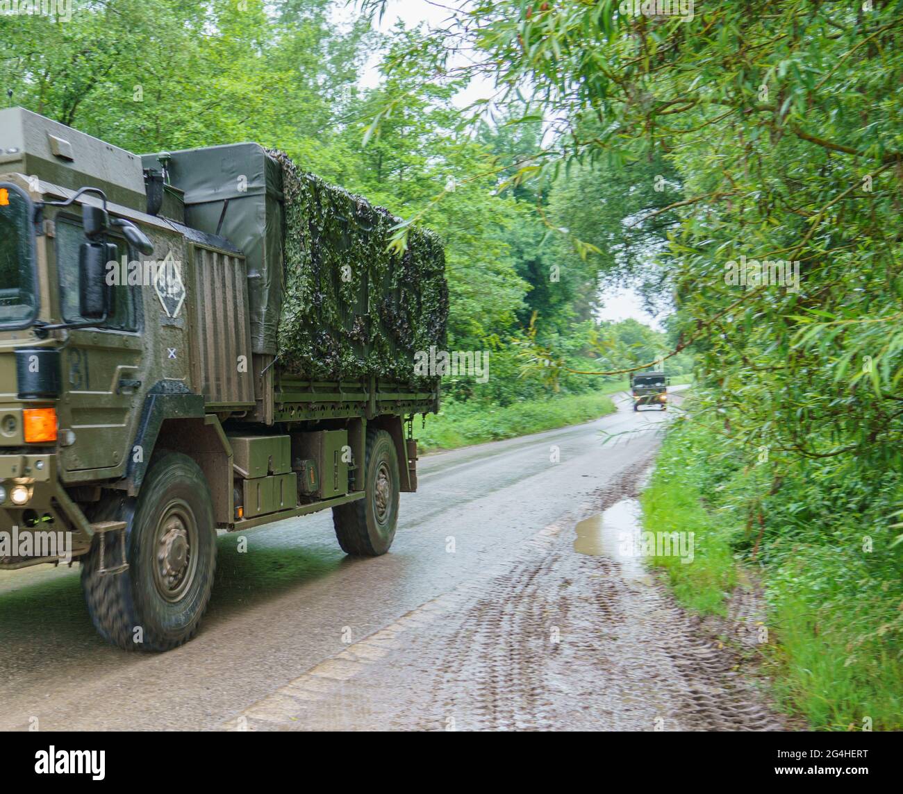 British army M.A.N. SV all-wheel drive military logistics lorry vehicle ...