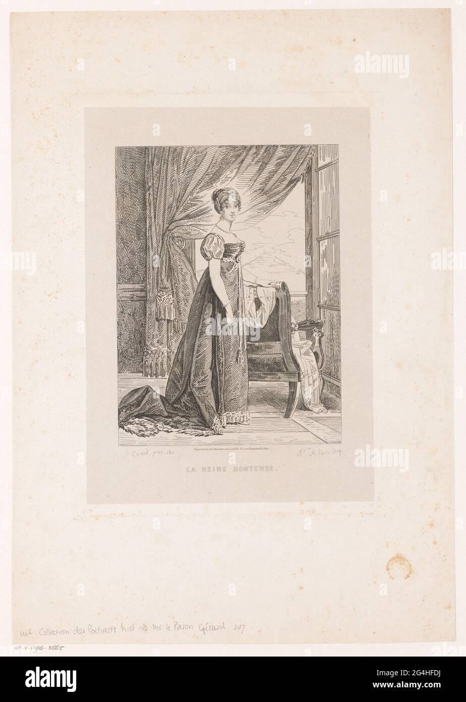 Portrait of Queen Hortense of Beauharnais; Queen Hortense; Collection ...