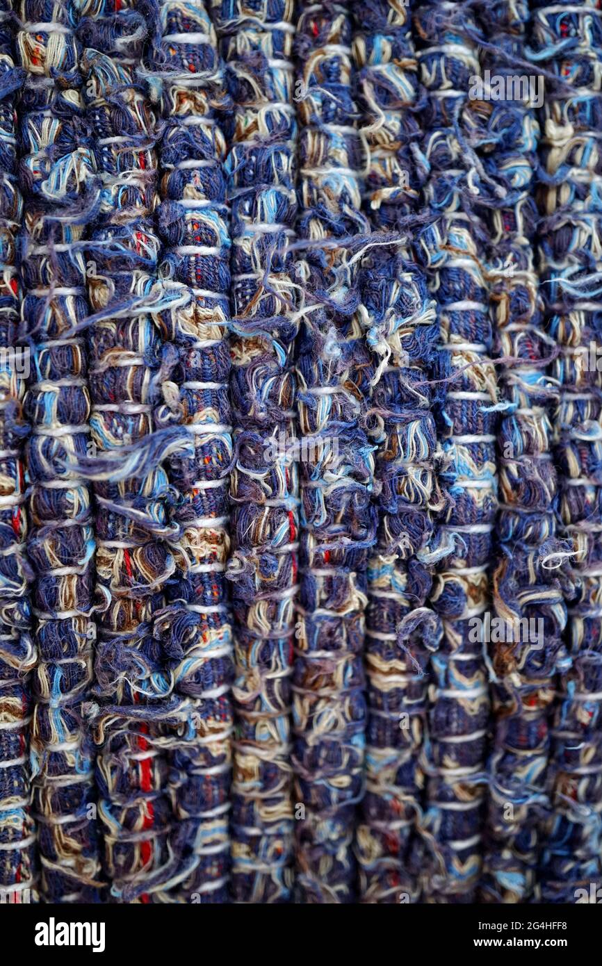 Closeup shot of woven wool fabric texture Stock Photo - Alamy