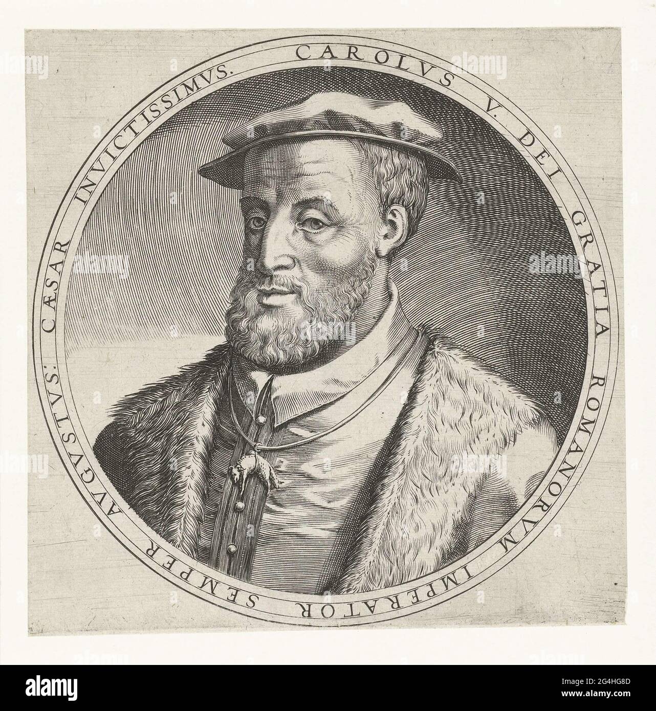 . Karel v van Habsburg, german emperor, king of Spain. Borbration to ...