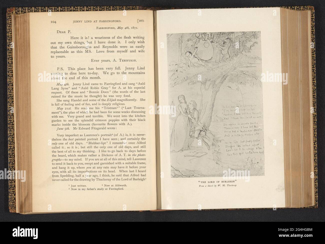 The lord of Burleigh Stock Photo - Alamy