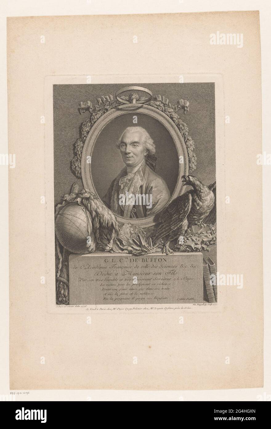 Portrait of Georges-Louis Leclerc, Count of Buffon Stock Photo - Alamy