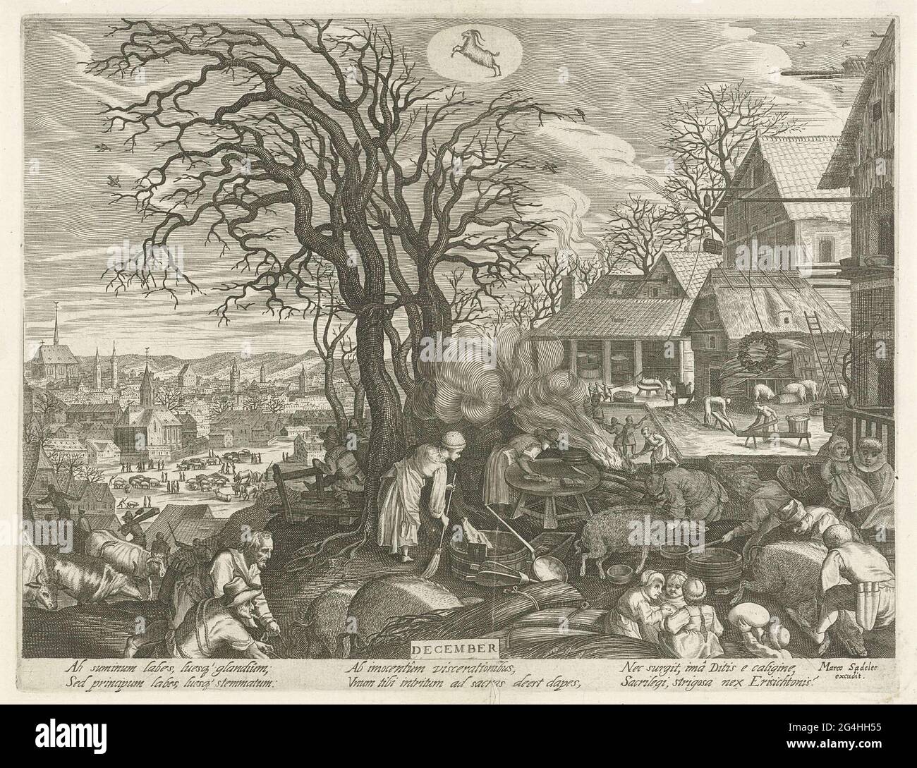 . December is the slaughtermand. Central is the slaughter of cattle and ...