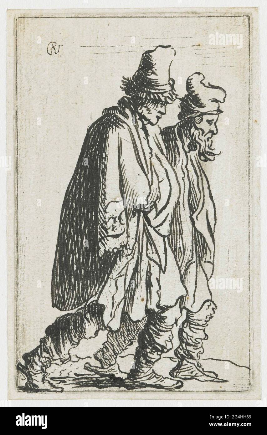 . Mirror-image copy to the Print of the same name from Rembrandt Stock ...