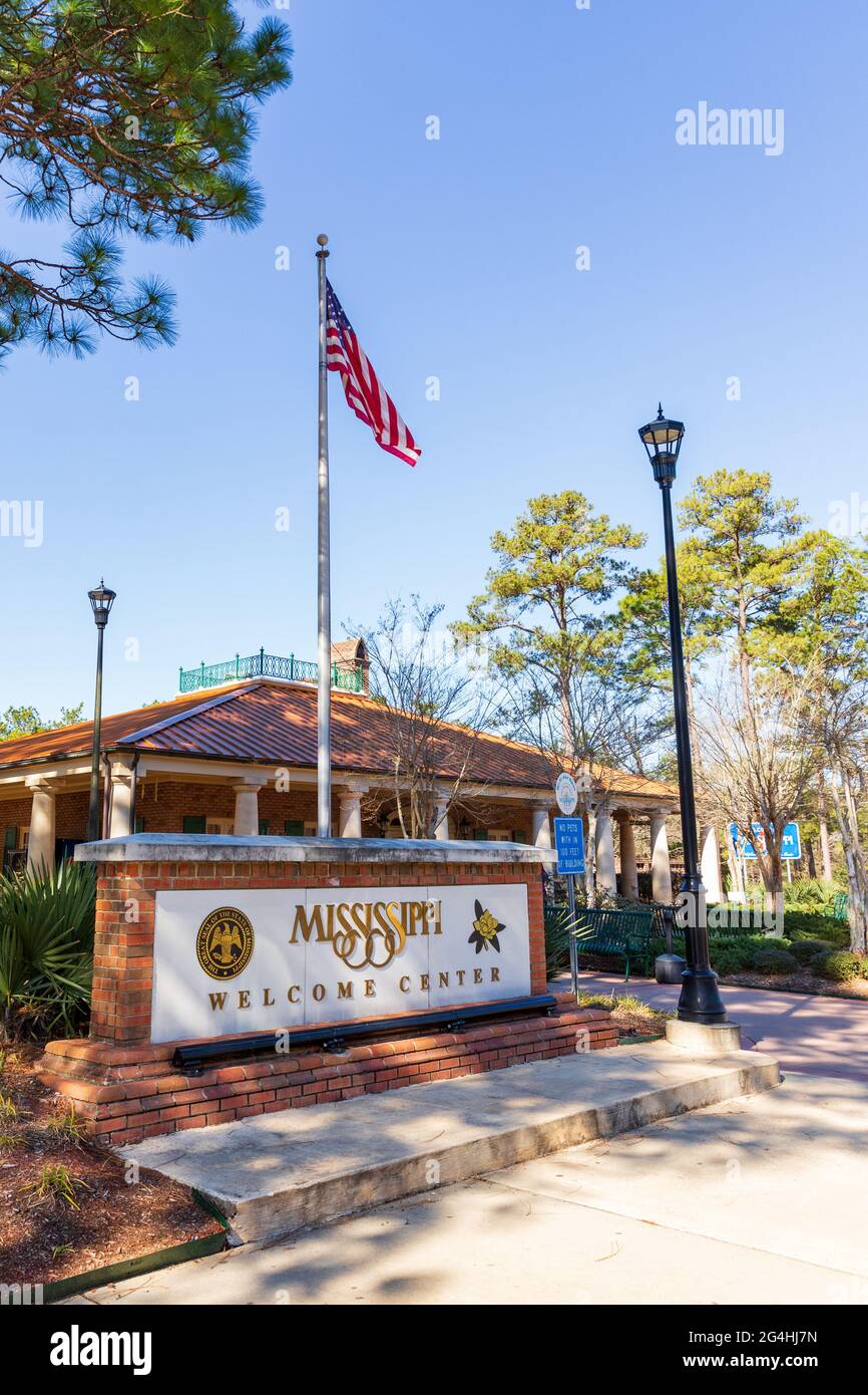 Magnolia, MS - January 14, 2021: Mississippi Welcome Center in Pike ...