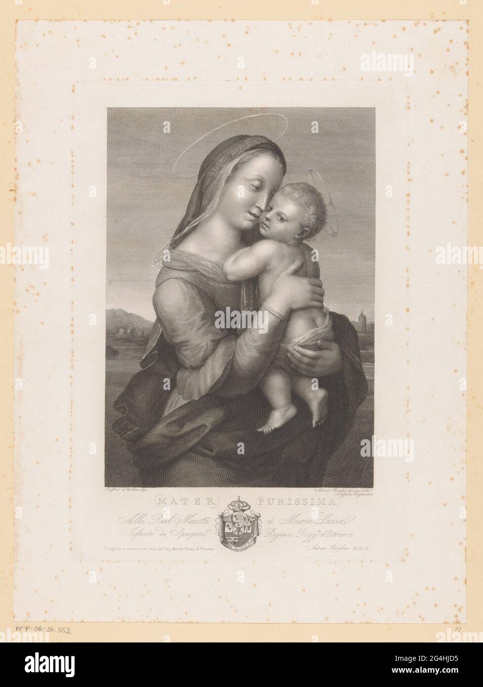 Maria meta kind; Mater pure; Madonna. . I am Stock Photo - Alamy