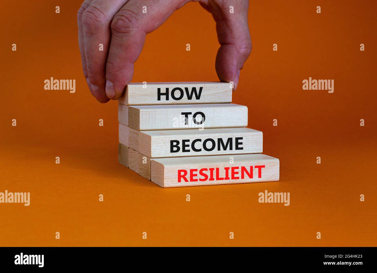 How to become resilient symbol. Concept words 'How to become resilient ...