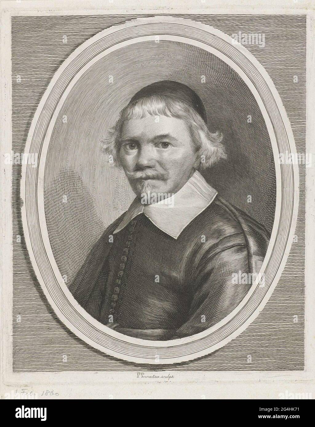 . Portrait of Robert Junius, pastor in India, Formosa, Delft and ...