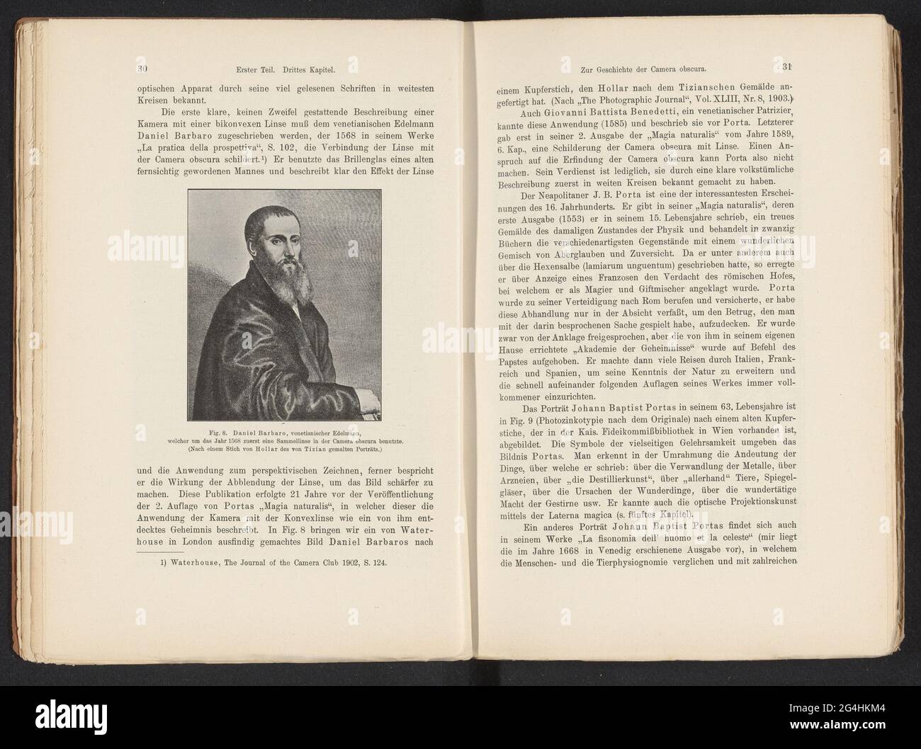 Photo Production of A Print, Representing A Portrait of Daniele Barbaro ...