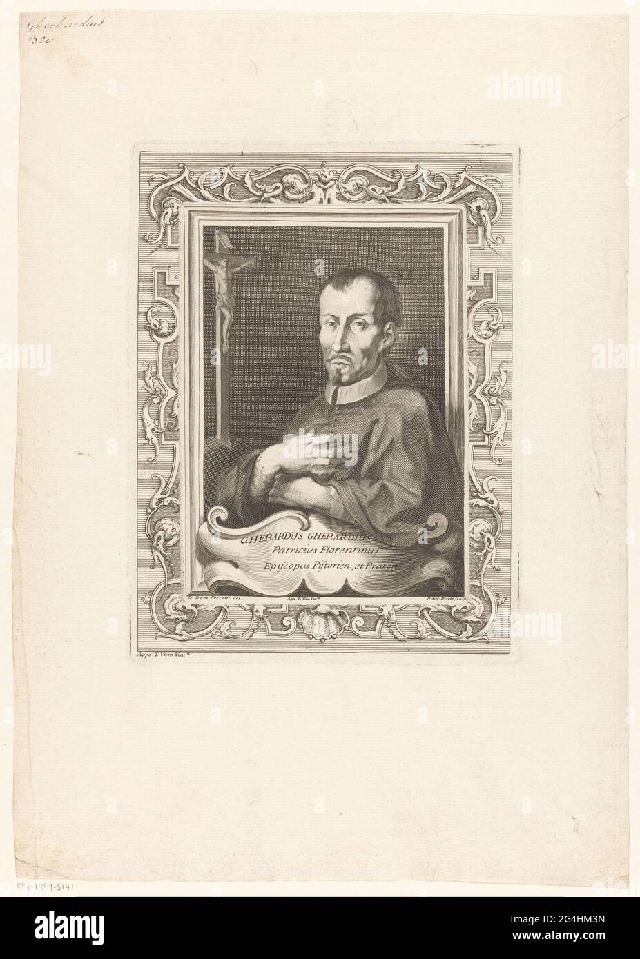 Portrait of Bishop Gherardo Gherardi; Portraits of bishops and ...