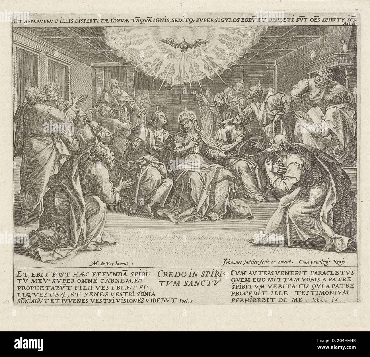 Holy spirit and the twelve apostles hi-res stock photography and images ...