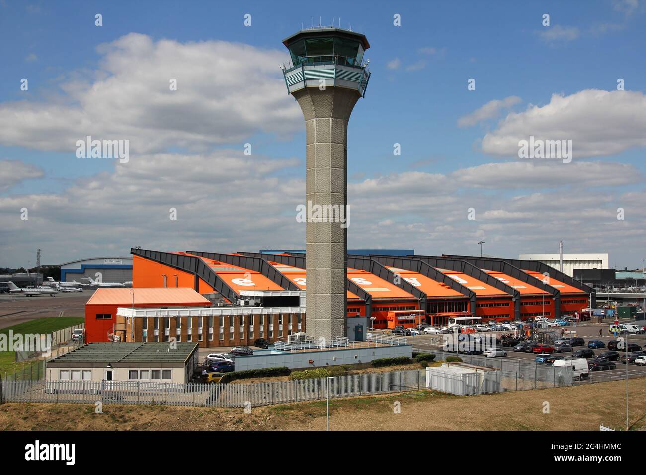 The Control Tower and 'easyland', the headquarters of low cost airline ...